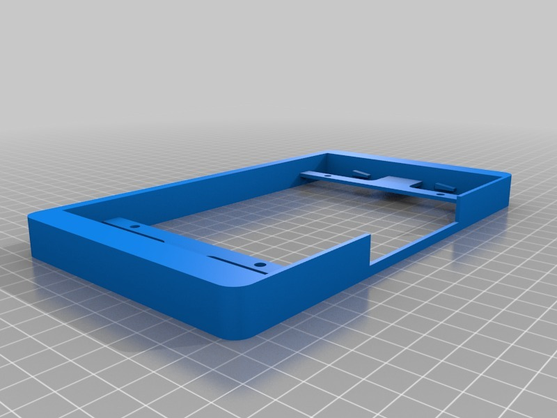 Free 3D file Rounded RasPi 7" Bezel for wall mount 🔌・Design to download ...