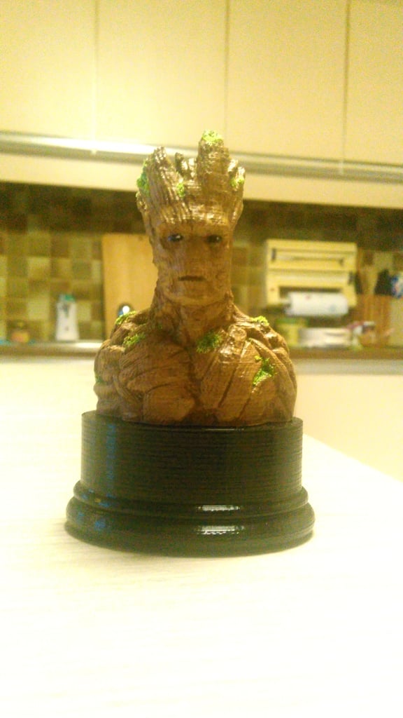 Impression 3D Groot Buste Groot Sculpture・Cults