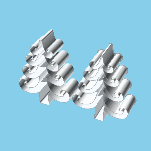 Free 3D file Tree Icons 0058, nestable box (v2) 🌳 ・Design to download and 3D print・Cults