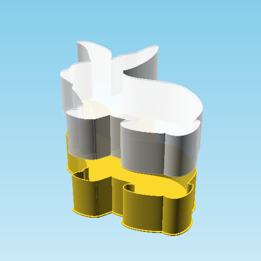 Free 3D file Rabbit 003F, nestable box (v2) 🐇・3D printing idea to ...