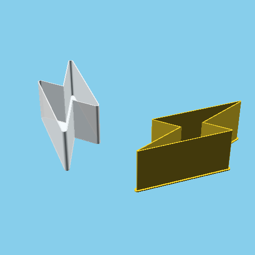Free 3D file Lightning Bolt (model 2), nestable box (v1) 🌩️ ・Object to ...