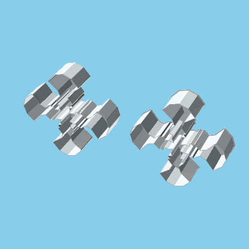 Free 3D file Unidentified Cross 00AB, nestable box (v2) ・3D printer ...