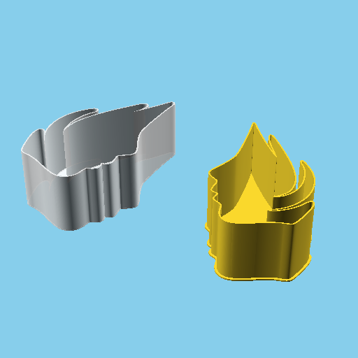 Fichier 3D gratuit Profilé de face stylisé, boîte emboîtable (v1) 👽 ...