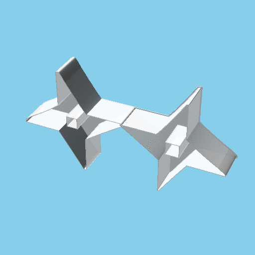 📦 Shuriken 002F, nestable box (v2)・Free 3D File for ・Cults