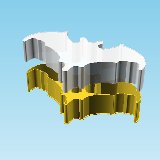 Free 3D file Bat 0050, nestable box (v2) 🦇 ・Object to download and to ...