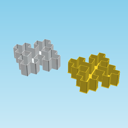 Free 3D file Recrossed cross, nestable box (v2) ・3D printer design to ...