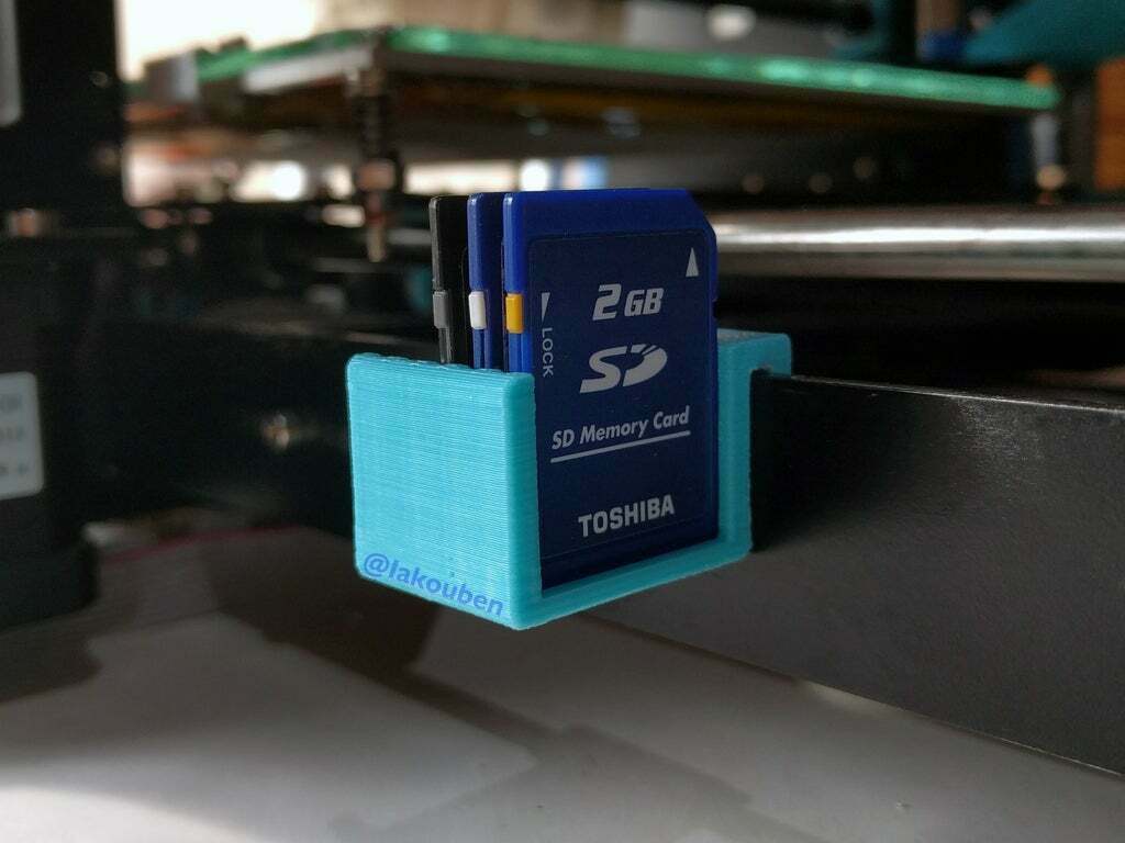 Free STL file SD card holder for P3Steel and Prusa i3 🧞‍♂️・3D print ...