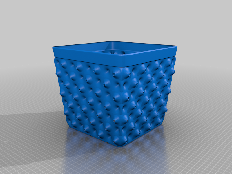 Free STL file Air-square plant pot 🌿 ・Object to download and to 3D ...
