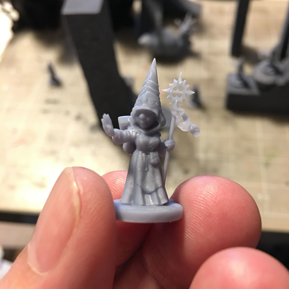 ♀️ Gnomess Cleric, female gnome Tabletop RPG miniature or garden gnome ...