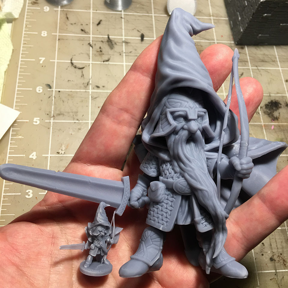 🎲 Gnome Ranger, Tabletop RPG Miniature or Figurine・ STL File for 3D ...