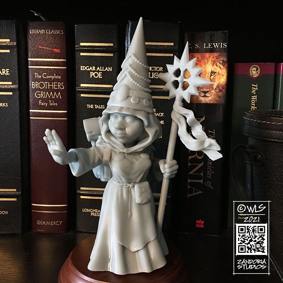 ♀️ Gnomess Cleric, female gnome Tabletop RPG miniature or garden gnome ...