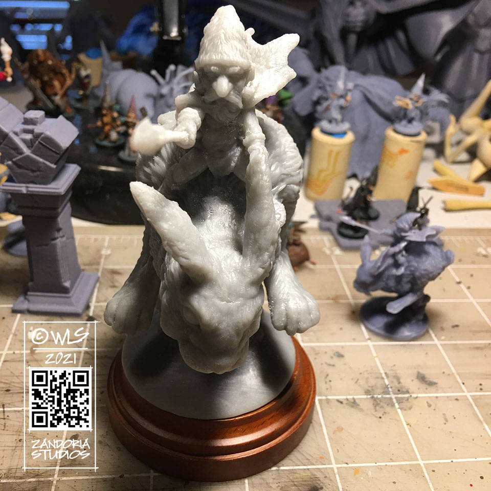 STL file Gnome Rabbit Rider, Fantasy Tabletop RPG Miniature or Figurine ...