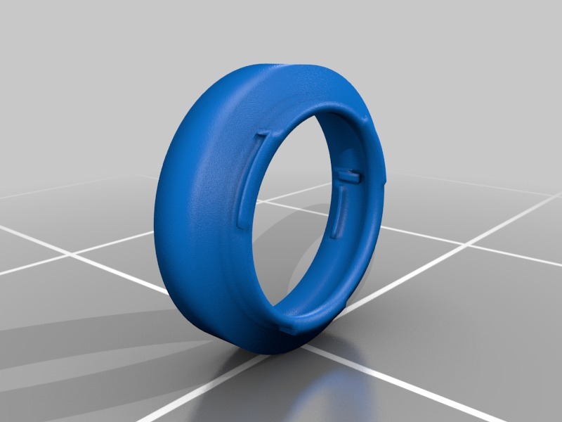 3D file F Mount Extension Tube Set 12.5mm, 25mm, 50mm, 100mm 📷 ・3D ...