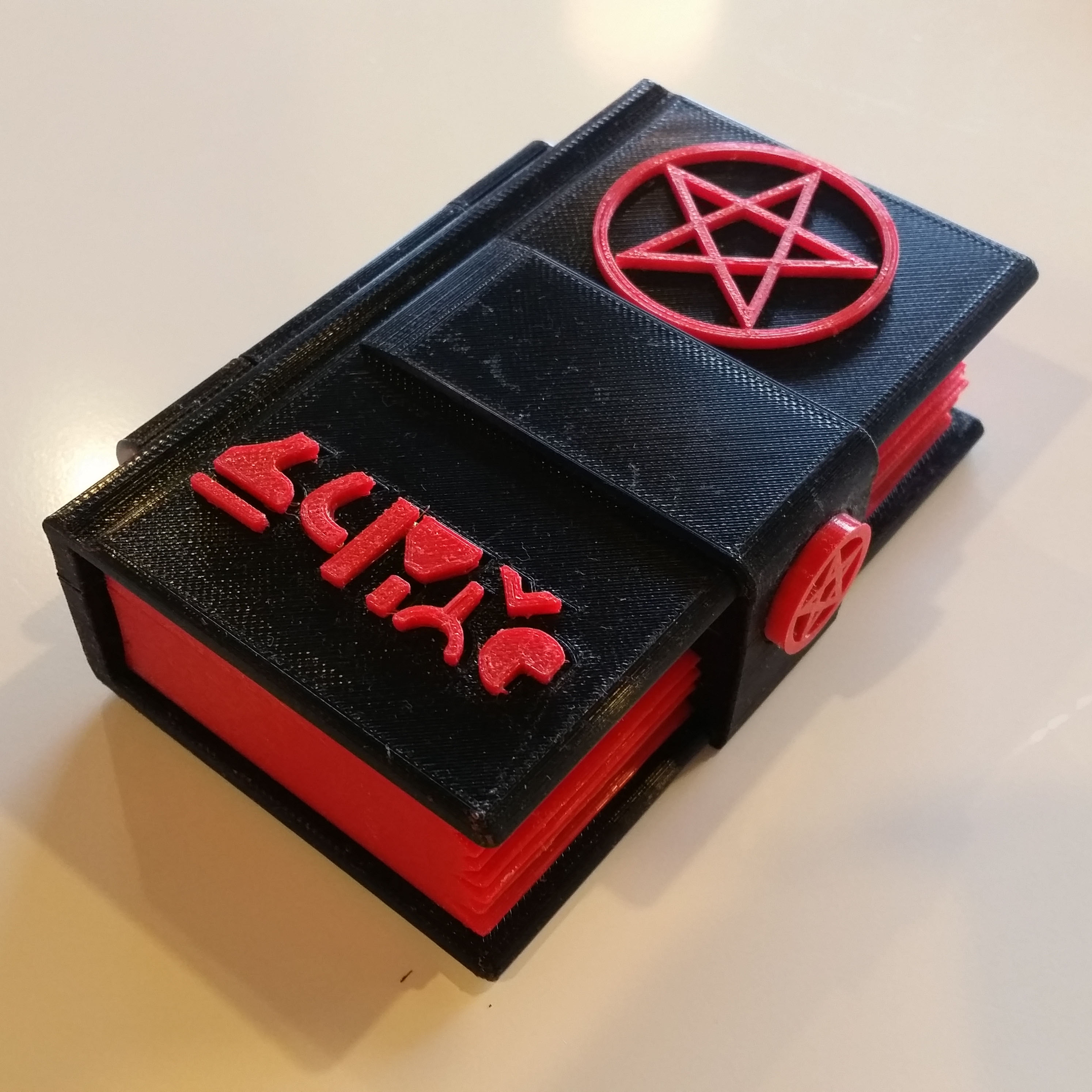 🎲 Wizard's Spellbook Grimoire Dice Box・ STL File for ・Cults