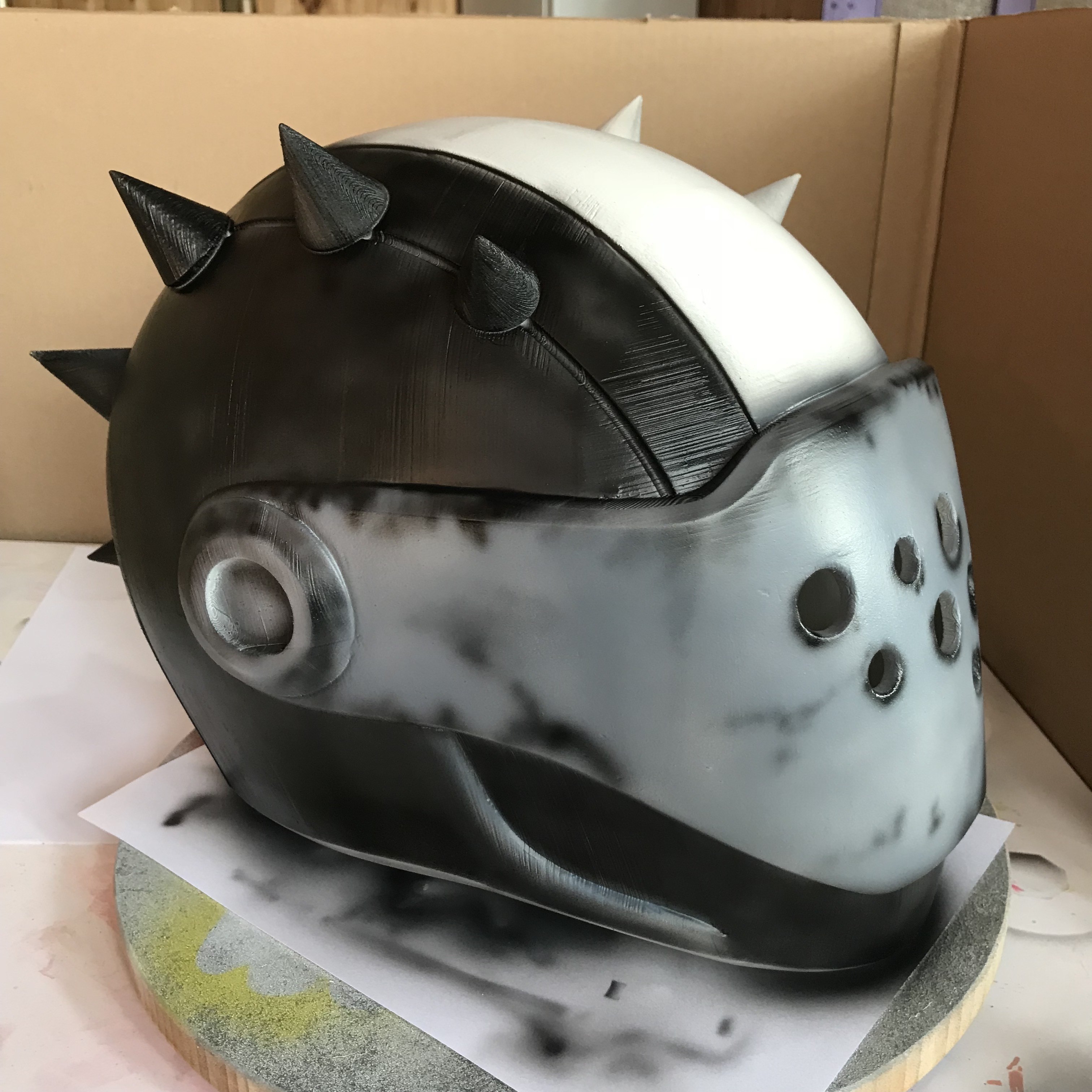 🪖 Rust Lord Helmet Fortnite・3D Print with the LEAPFROG CREATR HS 3D ...