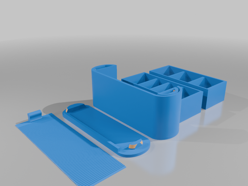 💊 Medication box with inlay to change the daily requirement.・Free 3D ...