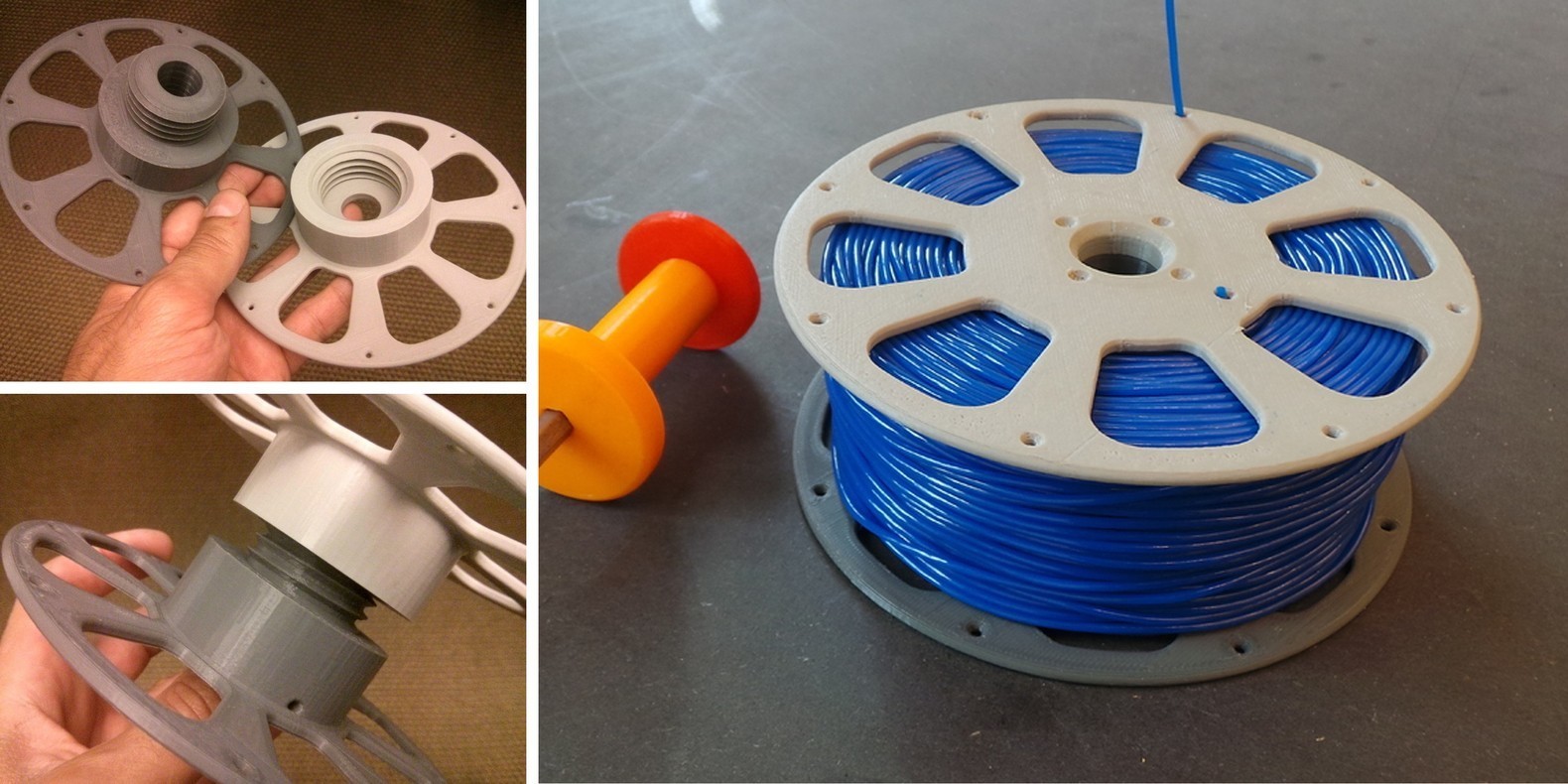 How to recycle or reuse empty filament spools for 3D printing?・Cults