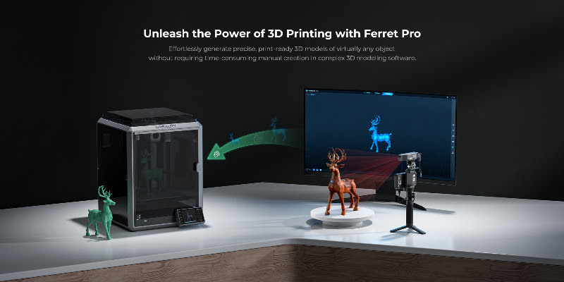 Creality CR-Scan Ferret Pro: Versatile for All Use Cases and Users・Cults