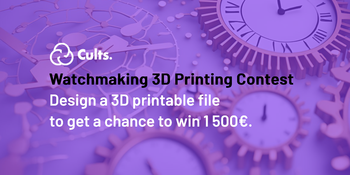 ⏰ Create a 3D printable model of a clock or watch・Cults